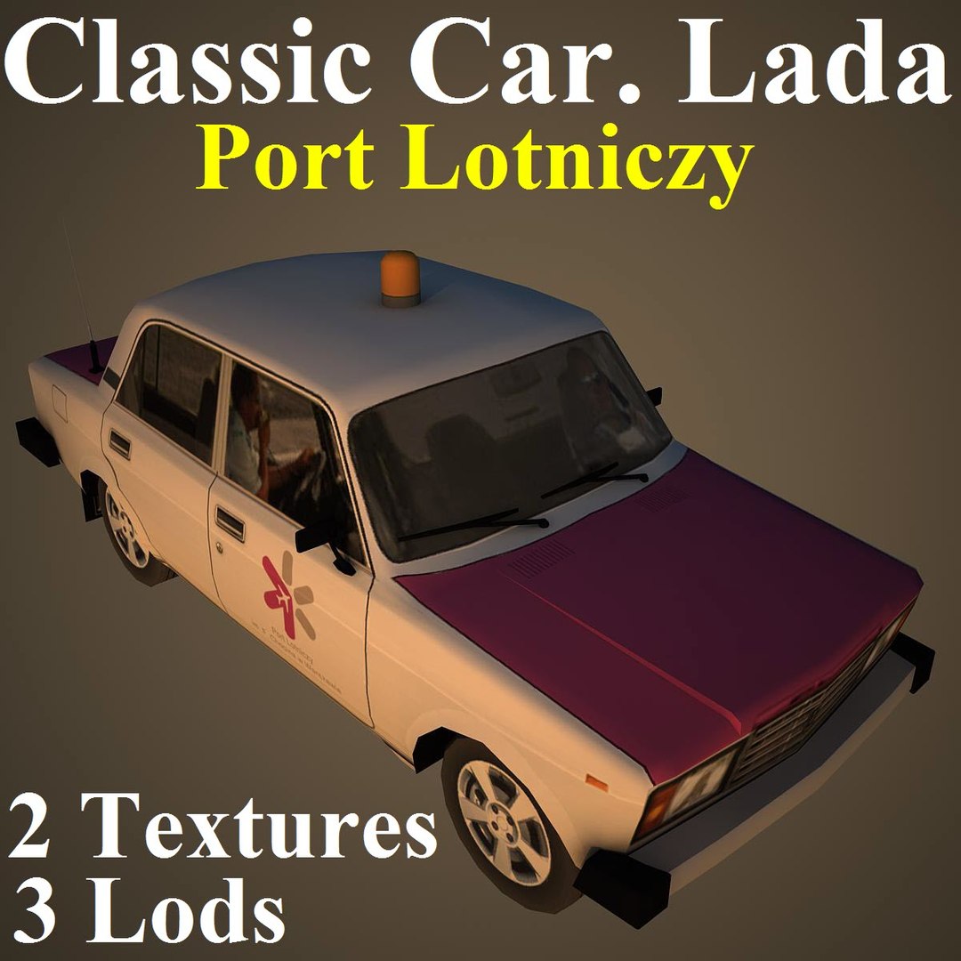 3D Classic Car Lada Ppl - TurboSquid 1150598