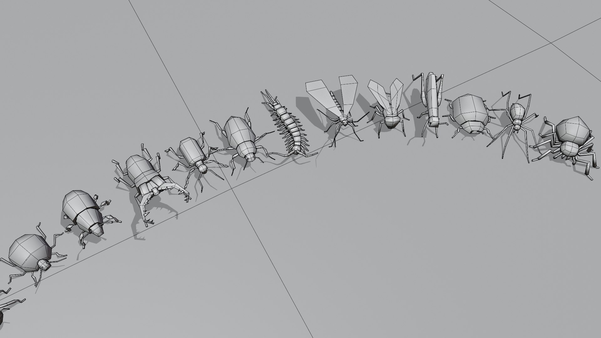 3D Insects Pack - Low Poly model - TurboSquid 1846211