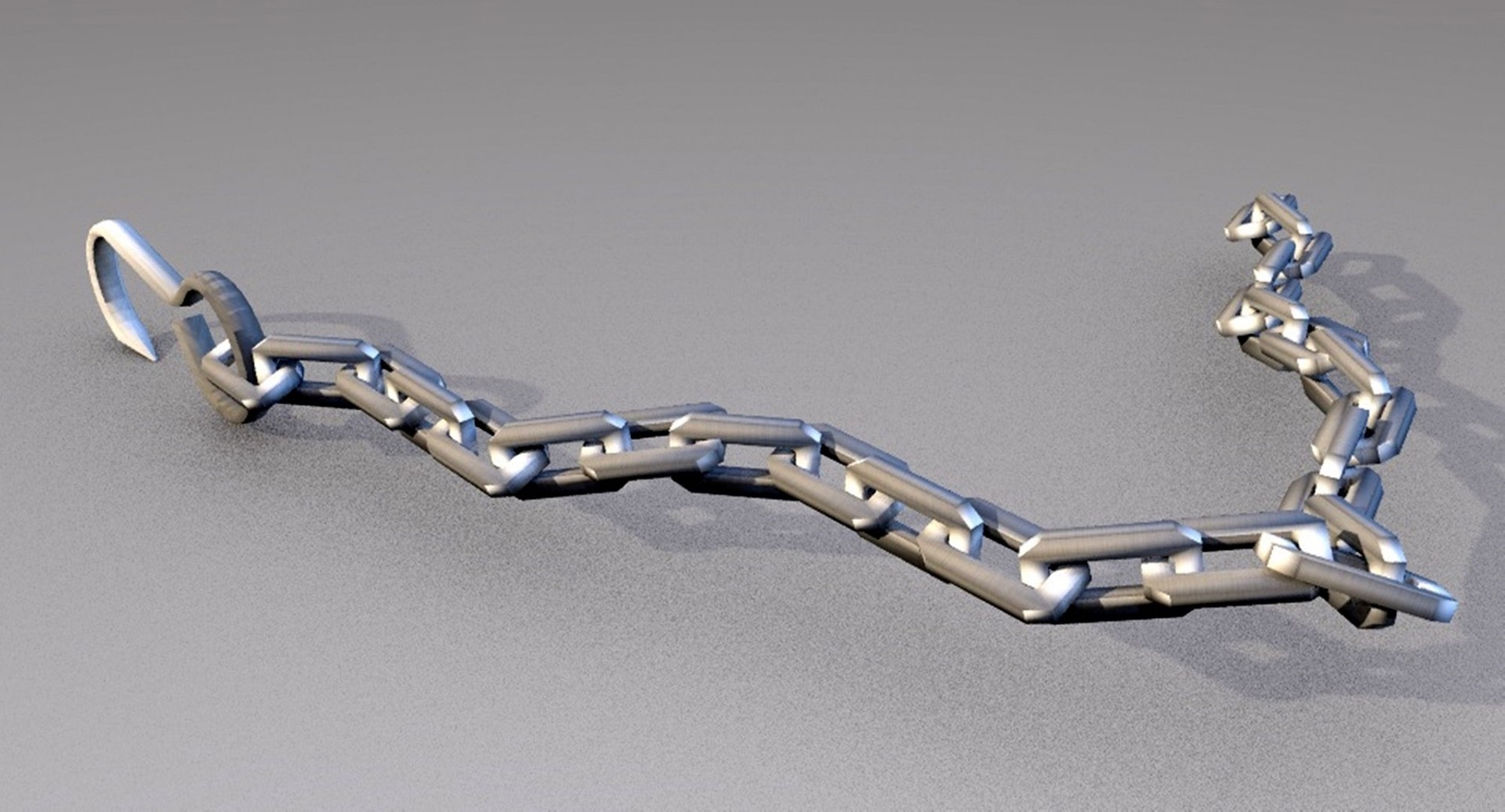 Low Poly Hook Chain 3D Model - TurboSquid 2021255