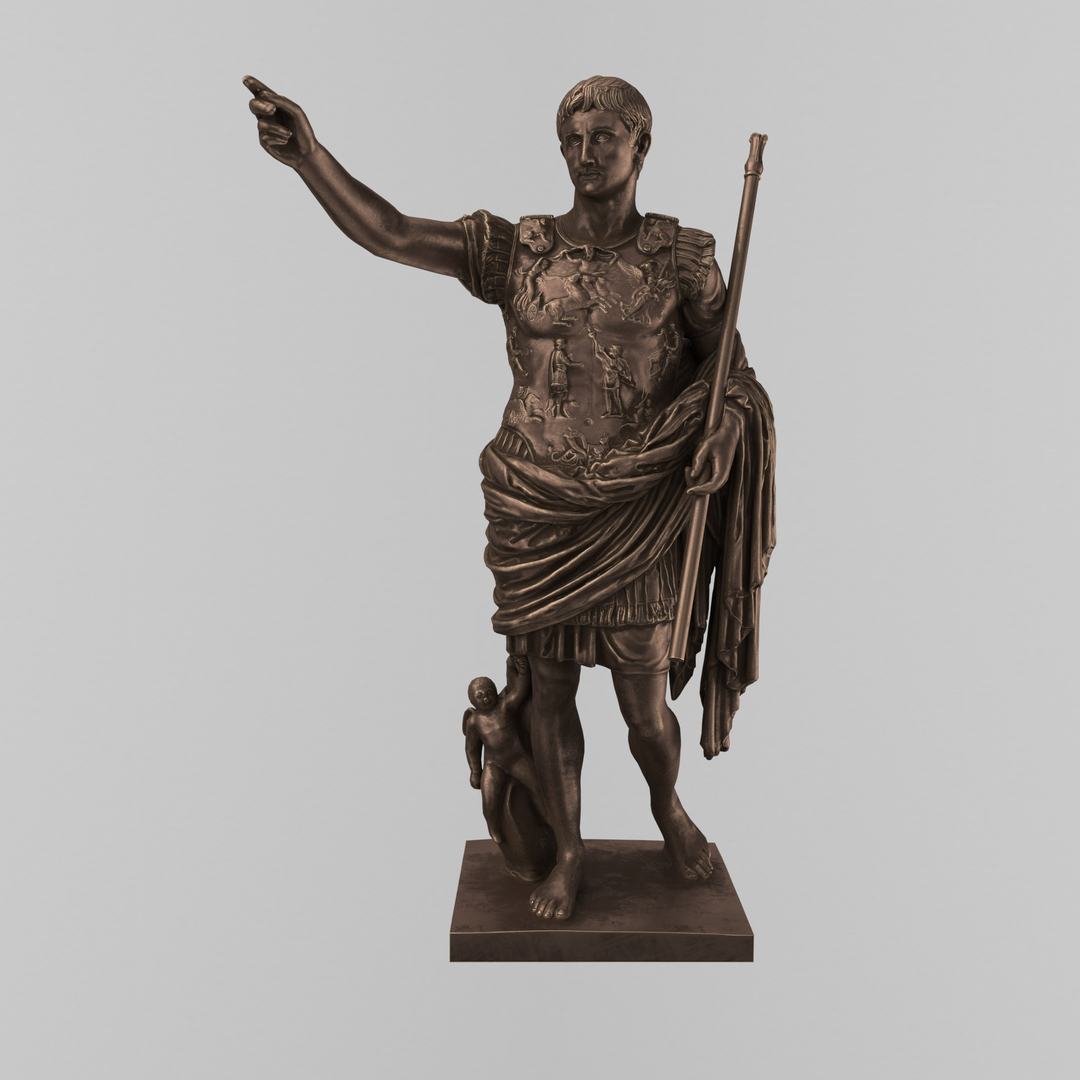 3D Bronze Caesar Augustus 3d model - TurboSquid 1847895