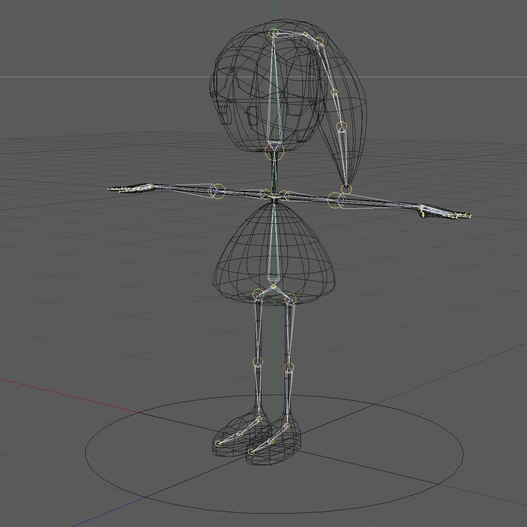 Stick Figure 3d C4d