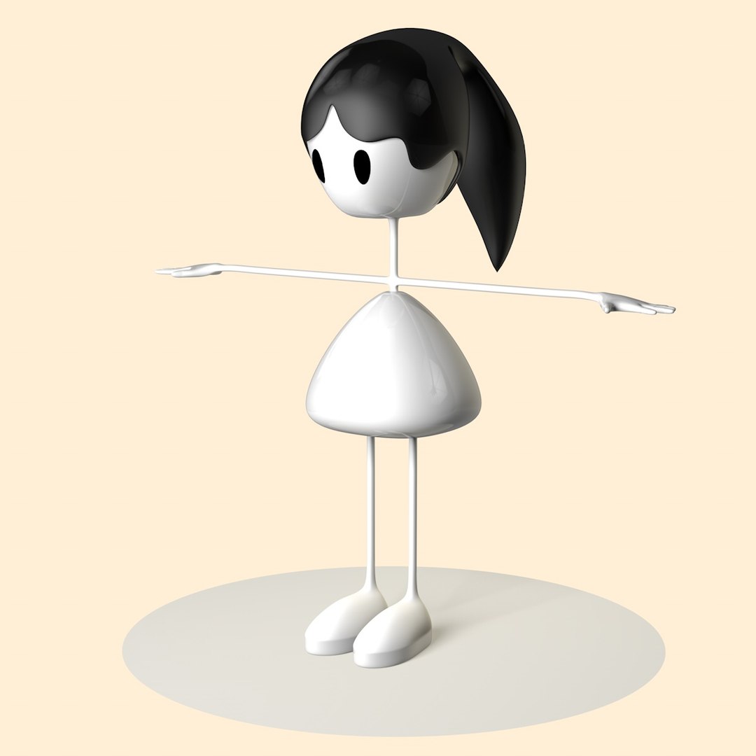 Stick Figure 3d C4d