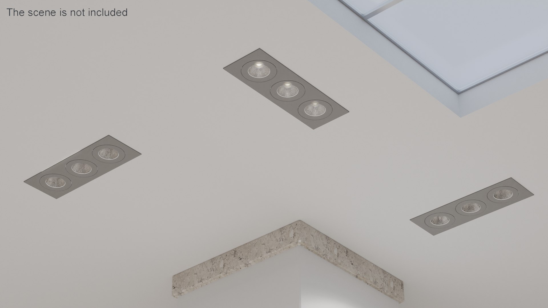 3D Modular Surface Mounted 3 Light Luminaire Gray Model - TurboSquid ...