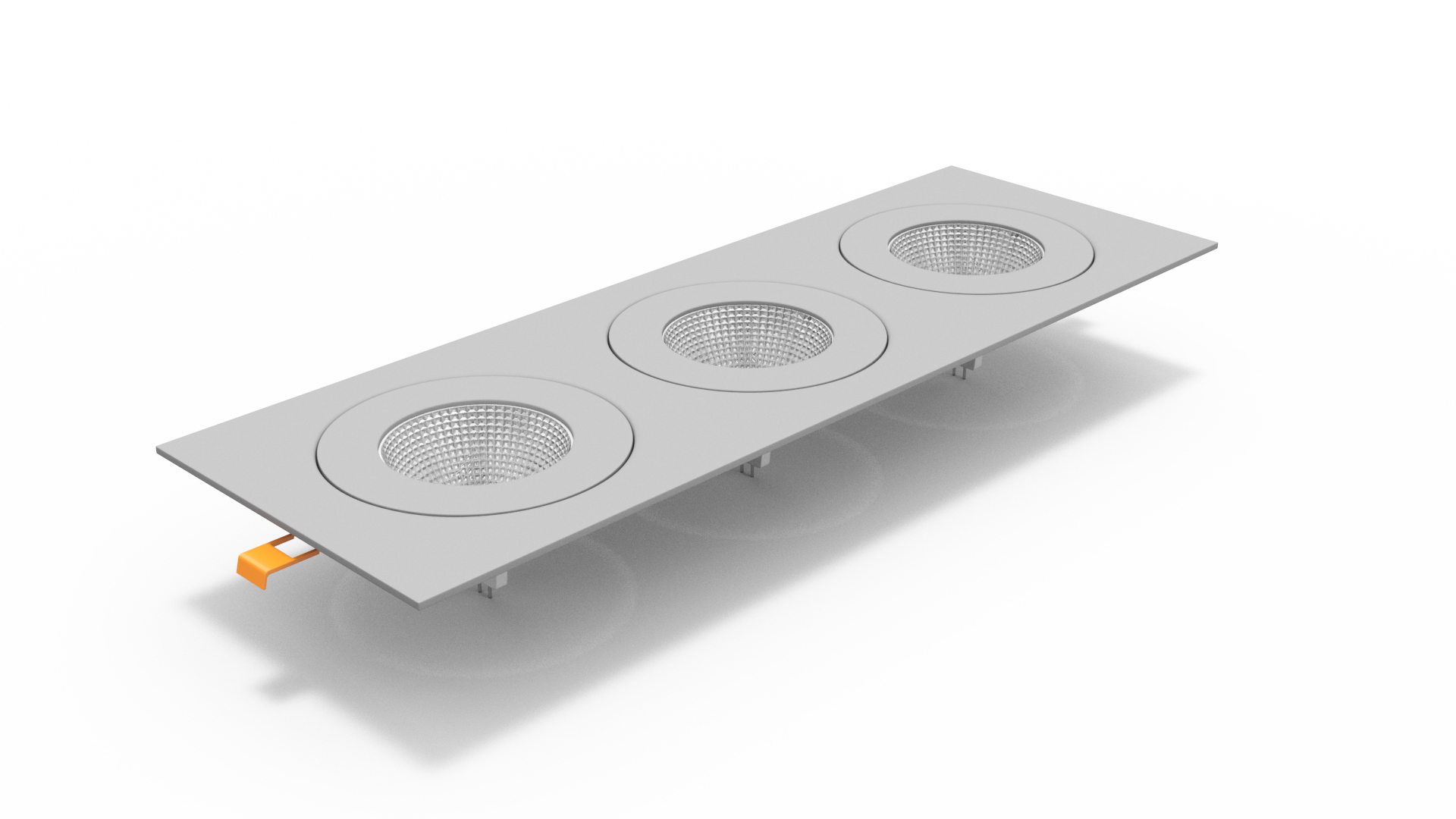 3D Modular Surface Mounted 3 Light Luminaire Gray Model - TurboSquid ...