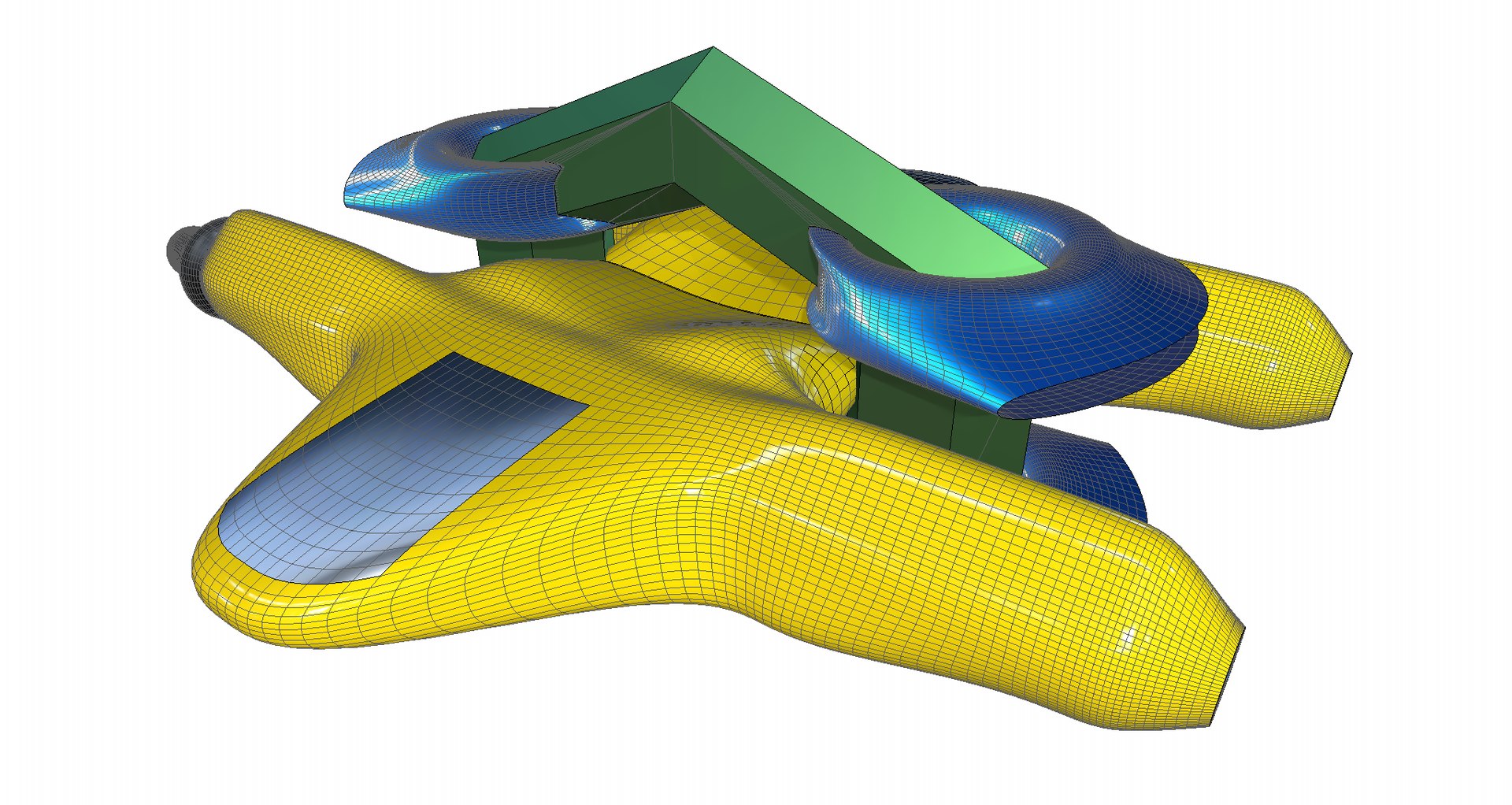 3D Space Fictitious Spaceship - TurboSquid 1639207