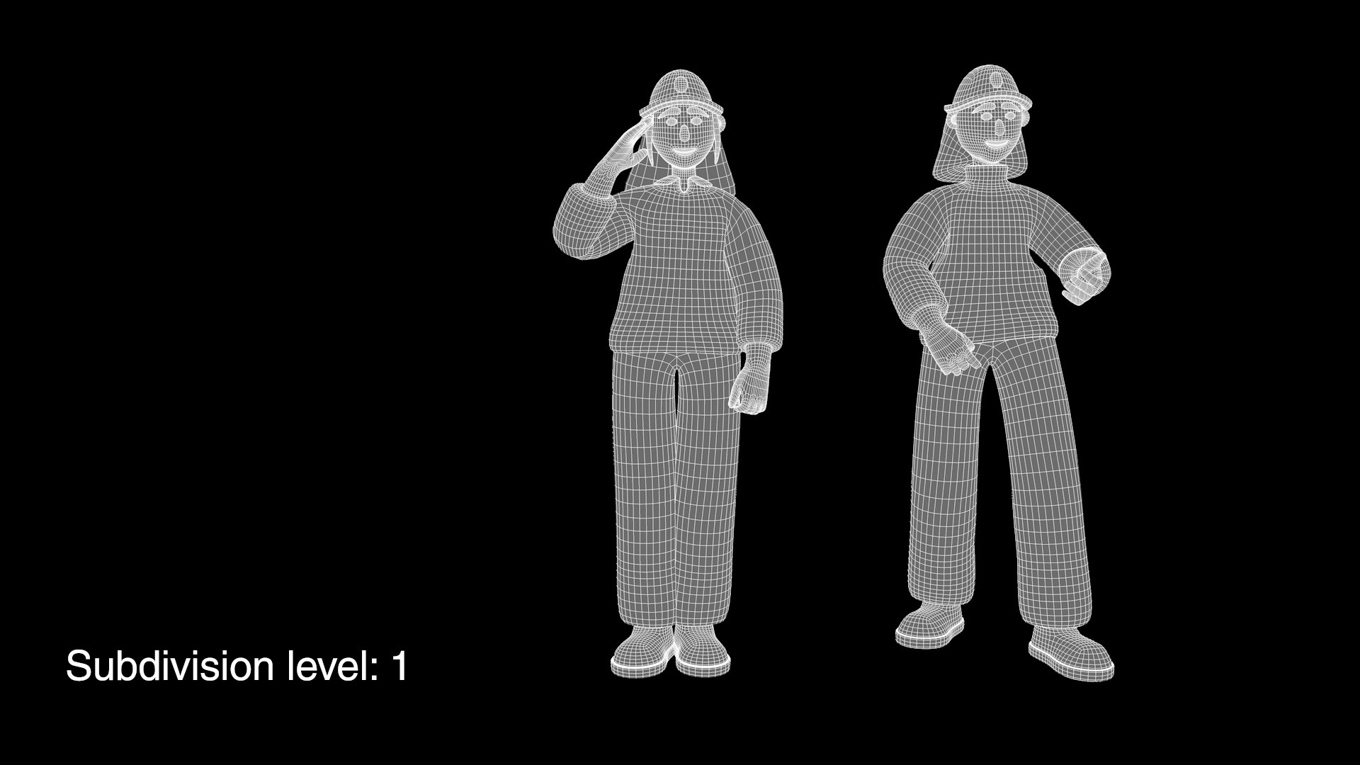 3D Model Firefighters - Rigged 3D Characters 12 Animations - TurboSquid ...