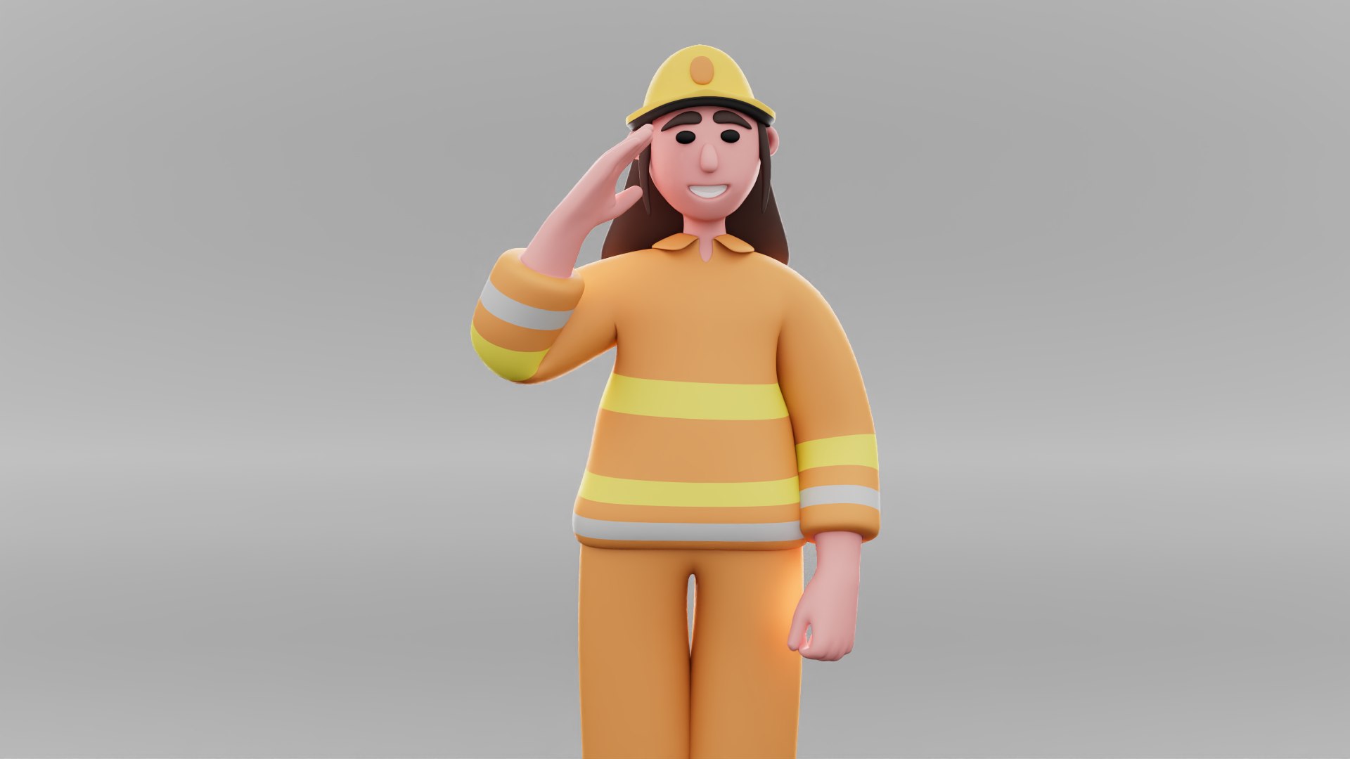 3D Model Firefighters - Rigged 3D Characters 12 Animations - TurboSquid ...