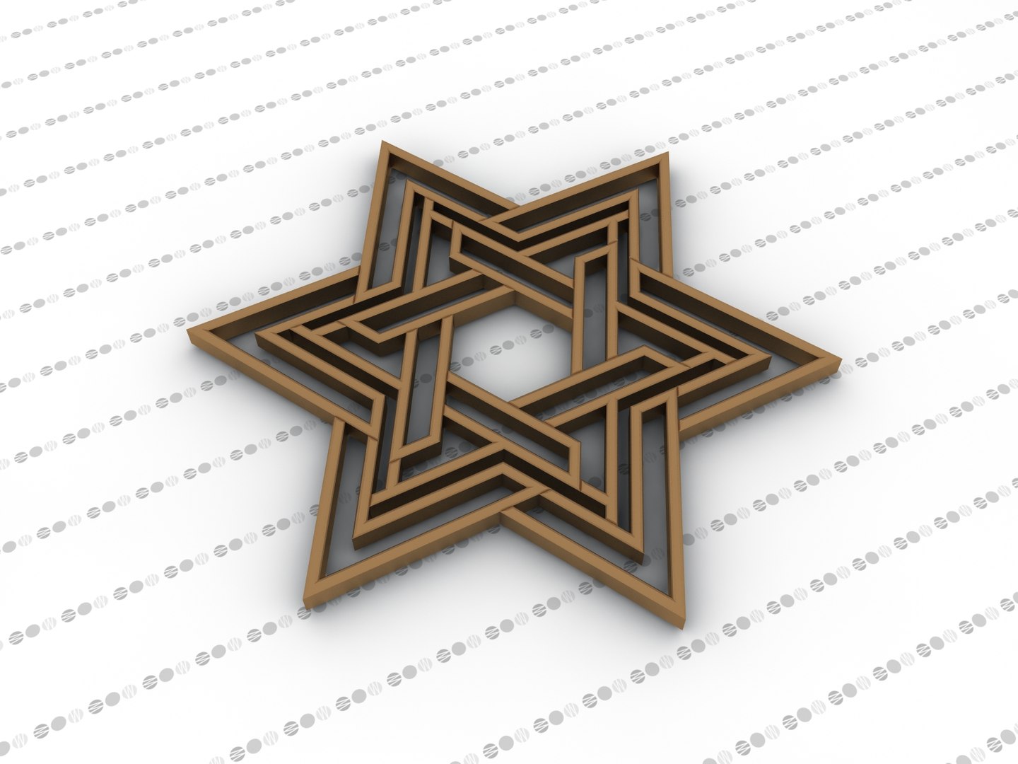 Star David 3D Model - TurboSquid 1417454