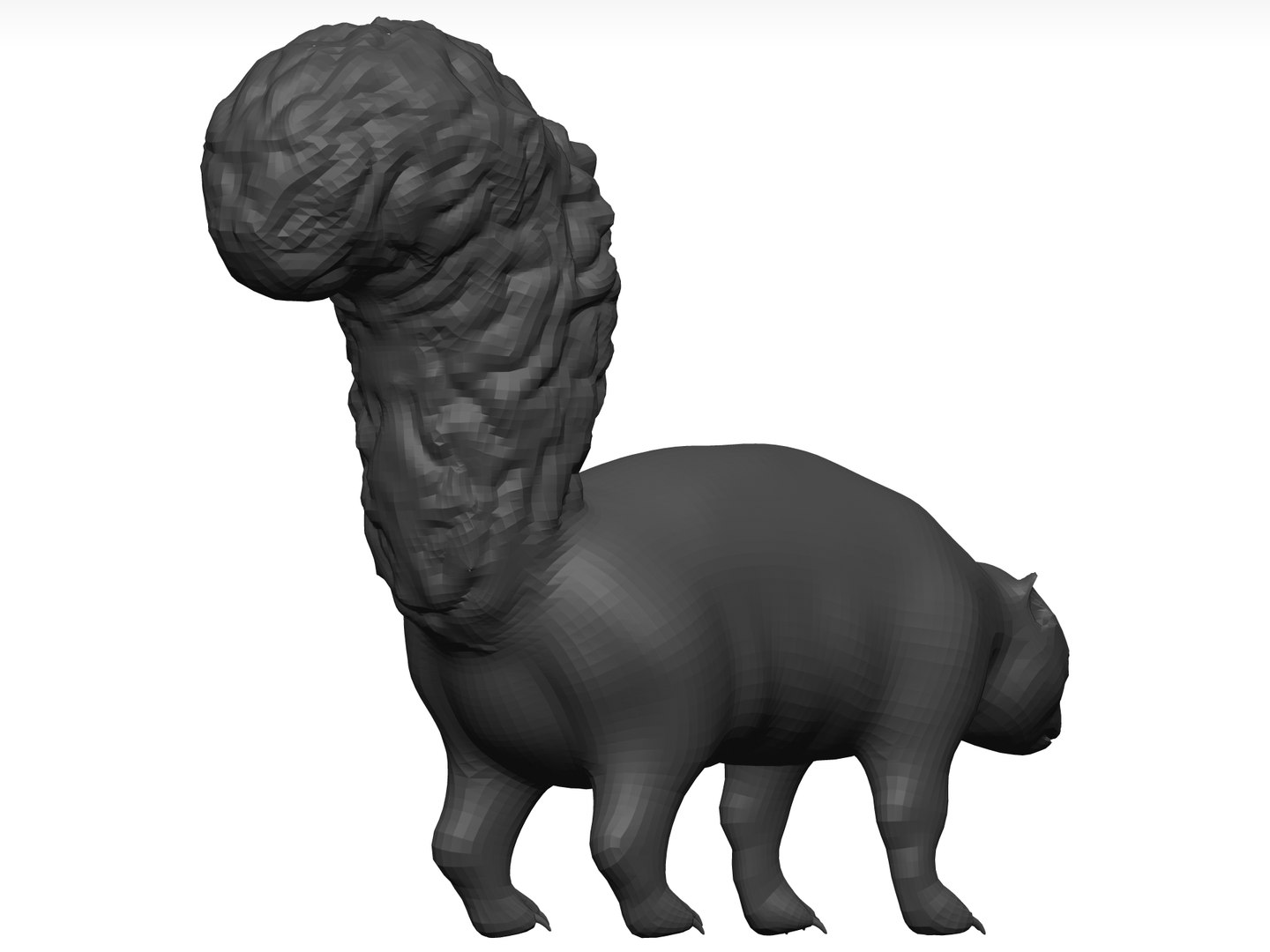 3D model Skunk Stl - TurboSquid 1774295