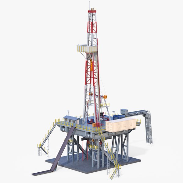 Land rig 3D model - TurboSquid 1256087