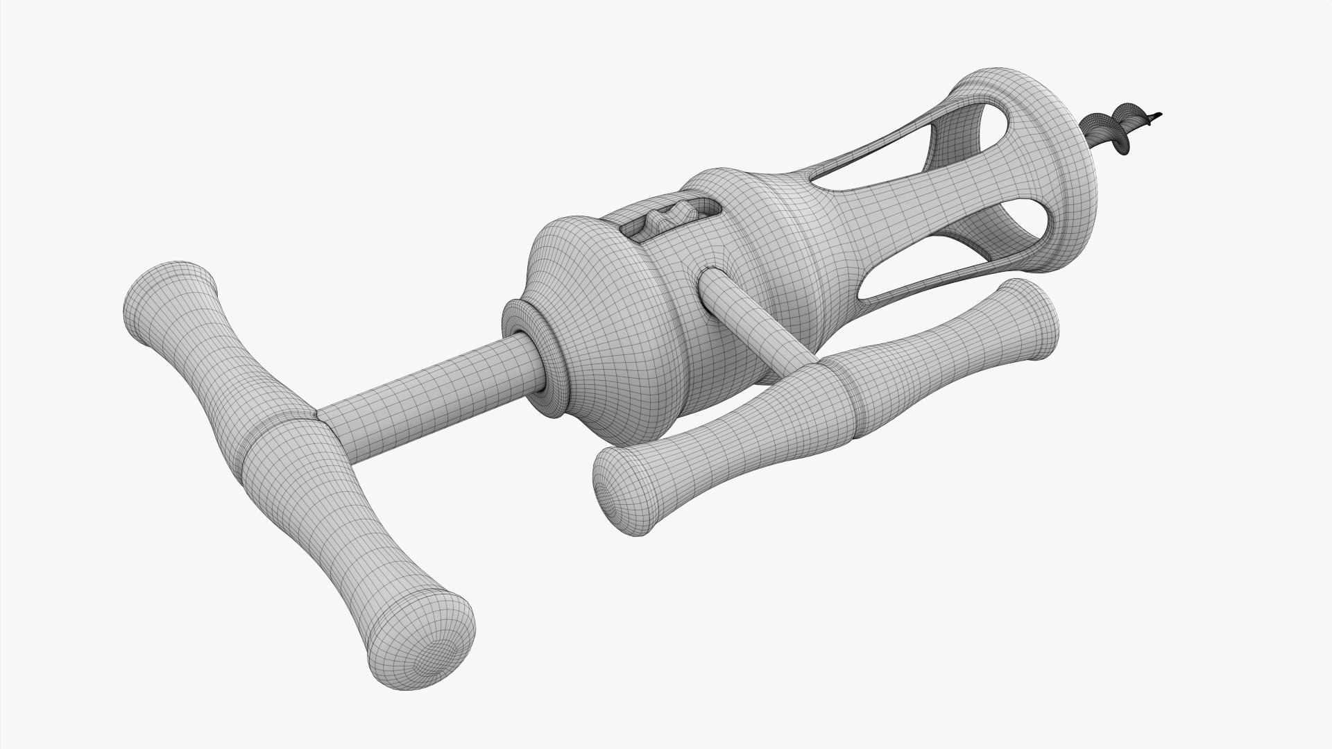 3D Modern Rack And Pinion Corkscrew Model - TurboSquid 1779973
