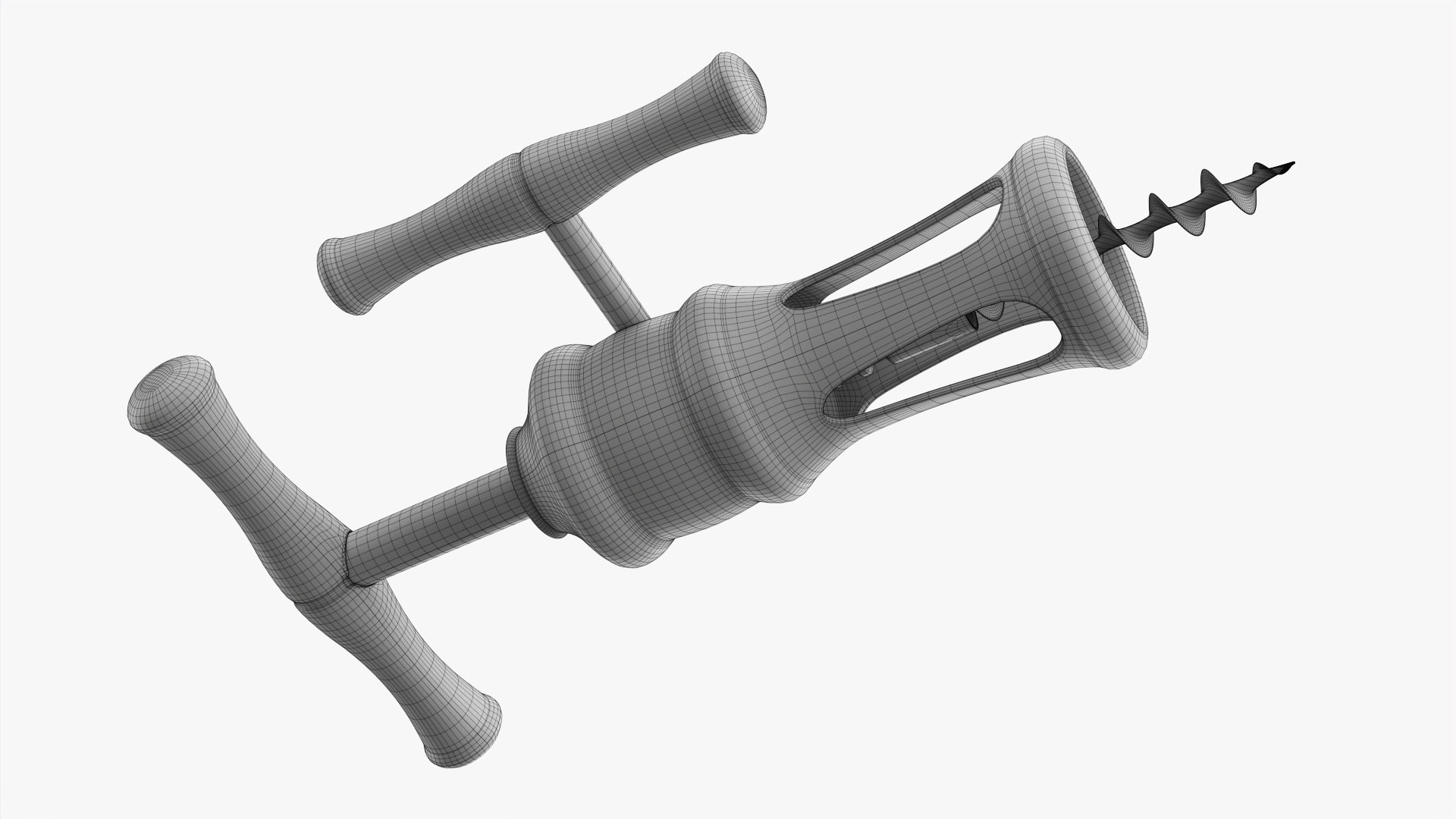 3D Modern Rack And Pinion Corkscrew Model - TurboSquid 1779973