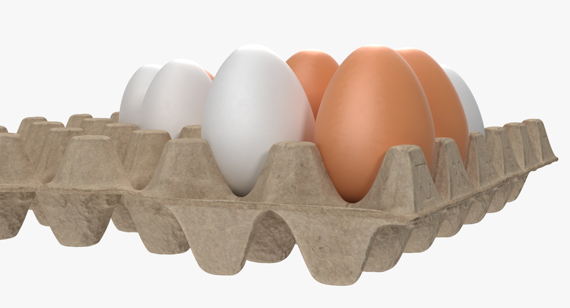 Carton 30 Cells Cardboard Model - TurboSquid 1329072