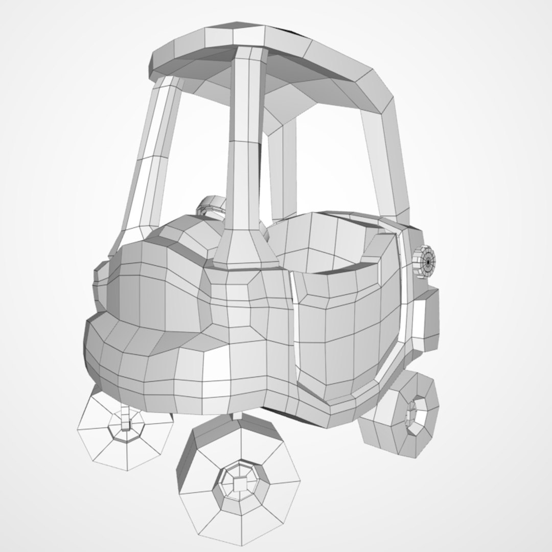 3d Model Children Toy Car