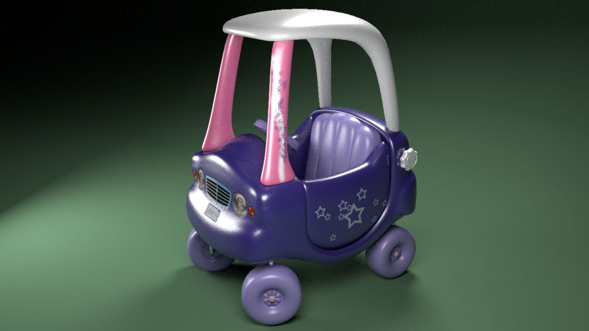 3d Model Children Toy Car