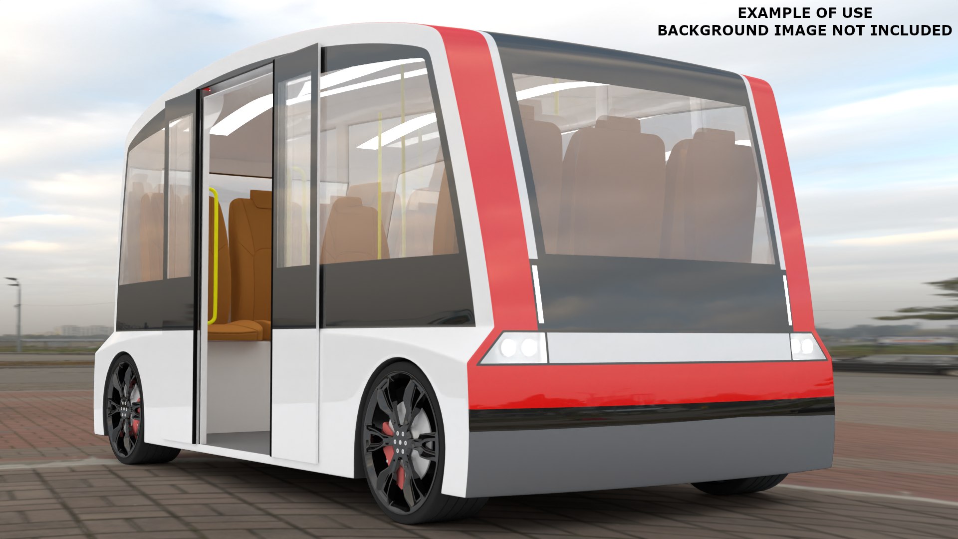 Shuttle Minibus Concept 3D Model - TurboSquid 1927128