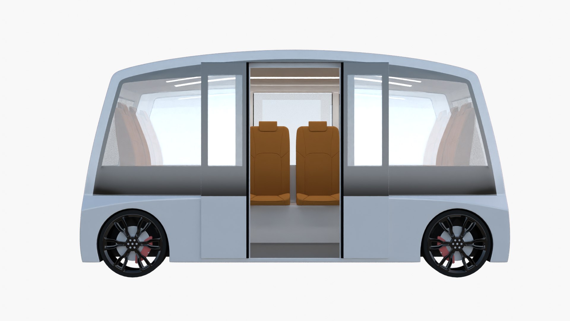 Shuttle Minibus Concept 3D Model - TurboSquid 1927128
