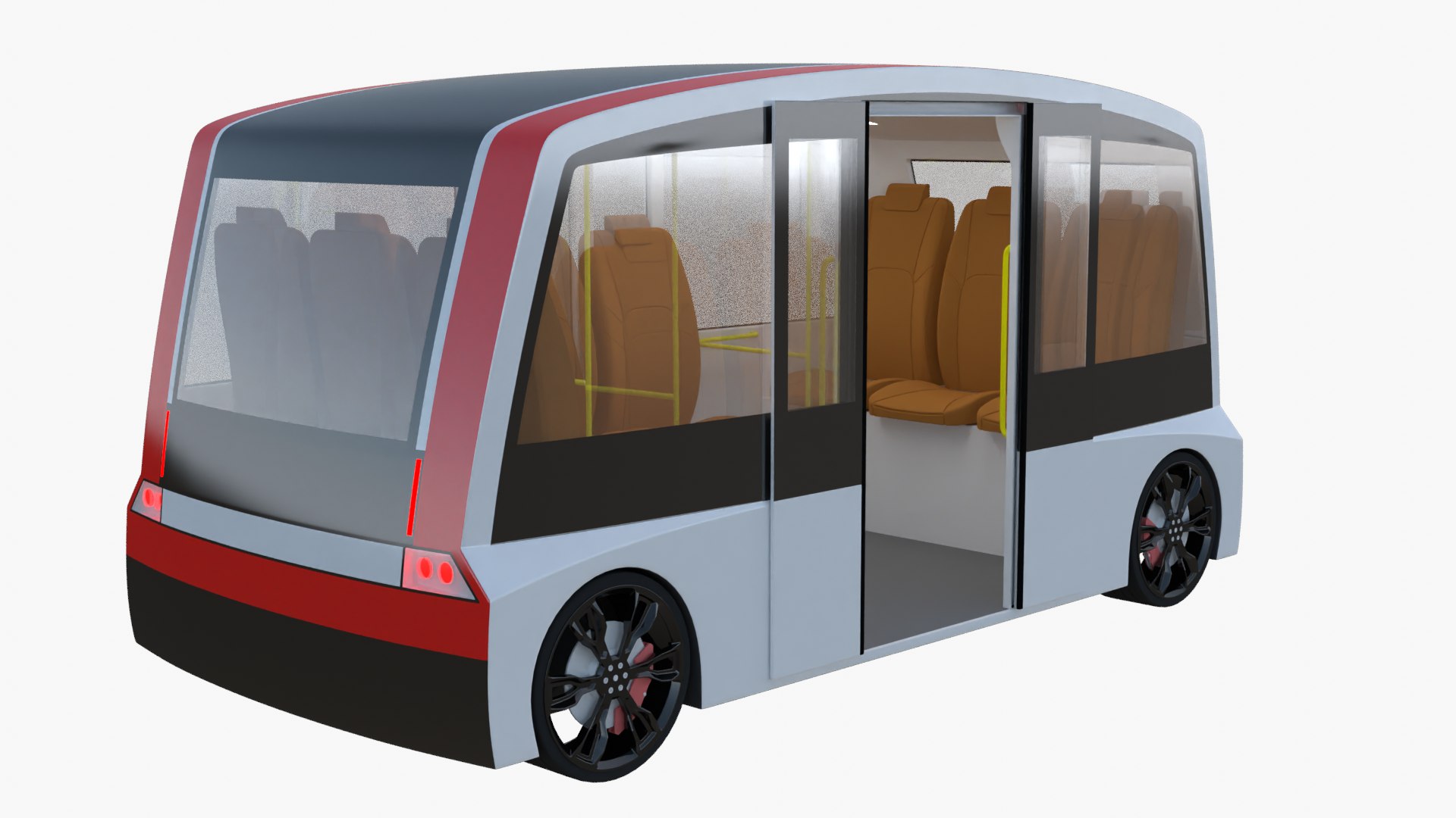 Shuttle Minibus Concept 3D Model - TurboSquid 1927128
