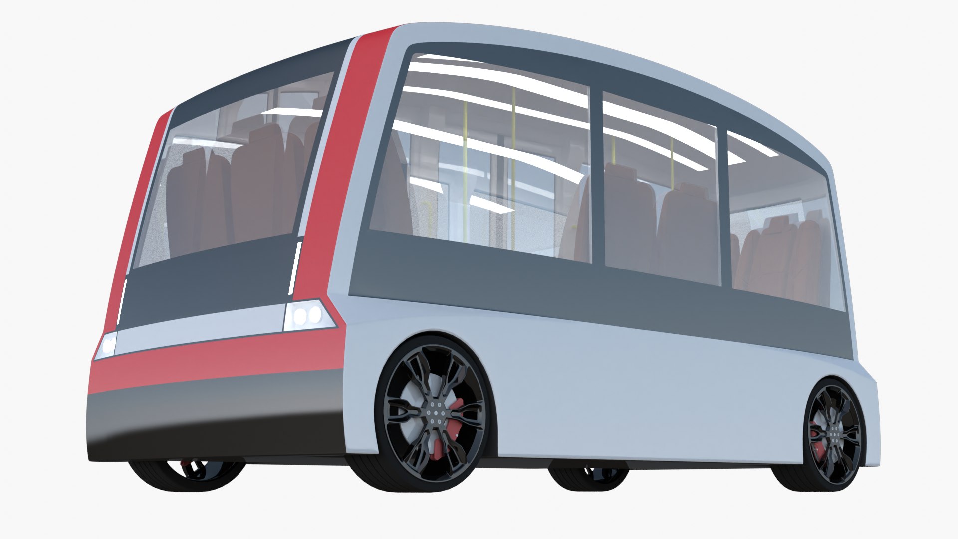 Shuttle Minibus Concept 3D Model - TurboSquid 1927128