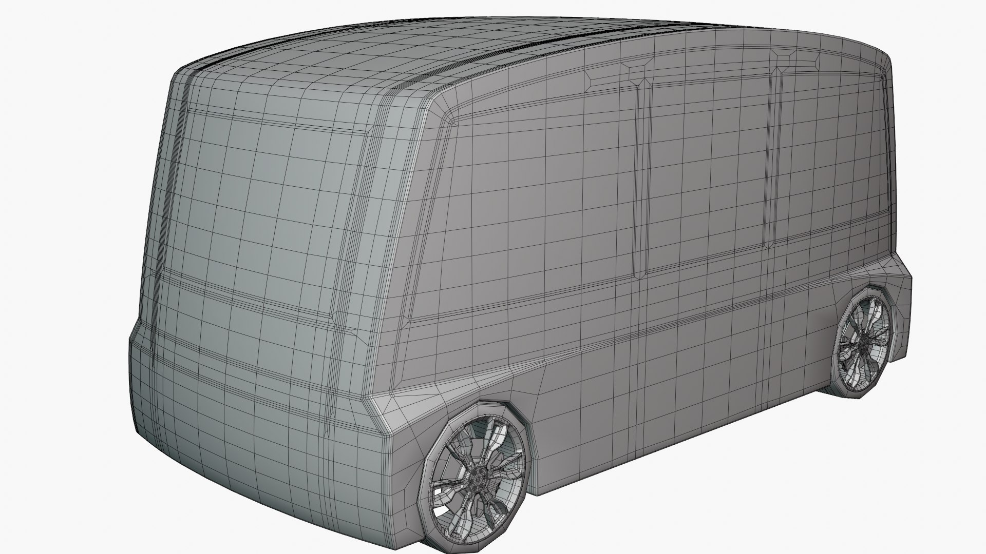 Shuttle Minibus Concept 3D Model - TurboSquid 1927128
