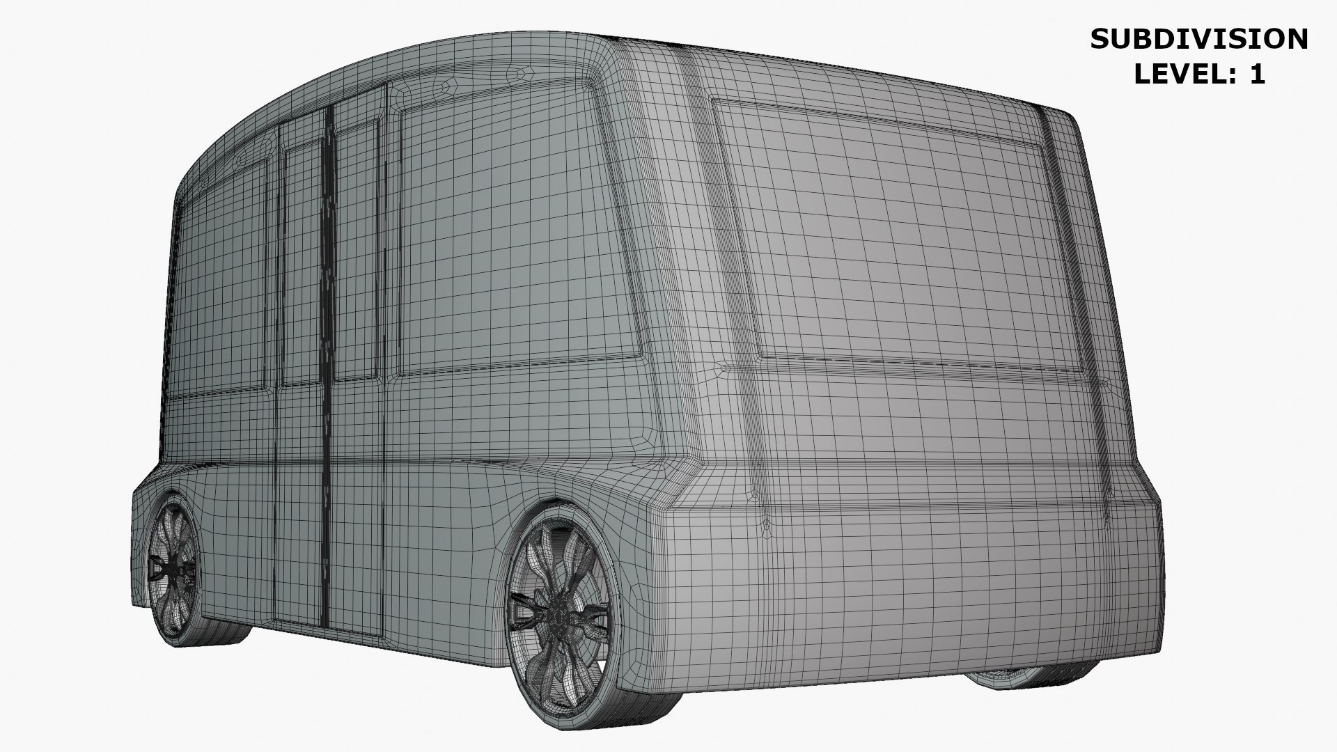 Shuttle Minibus Concept 3D Model - TurboSquid 1927128