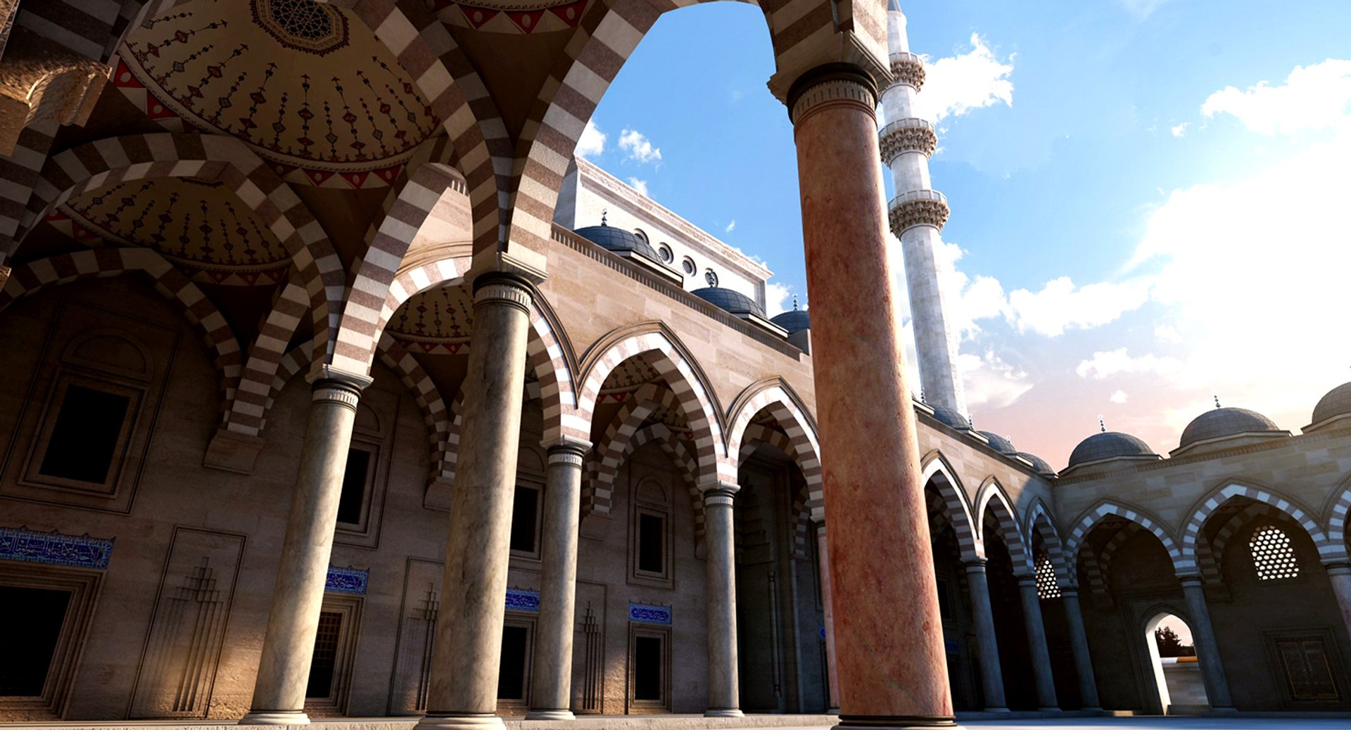 Suleymaniye Mosque 3d Model