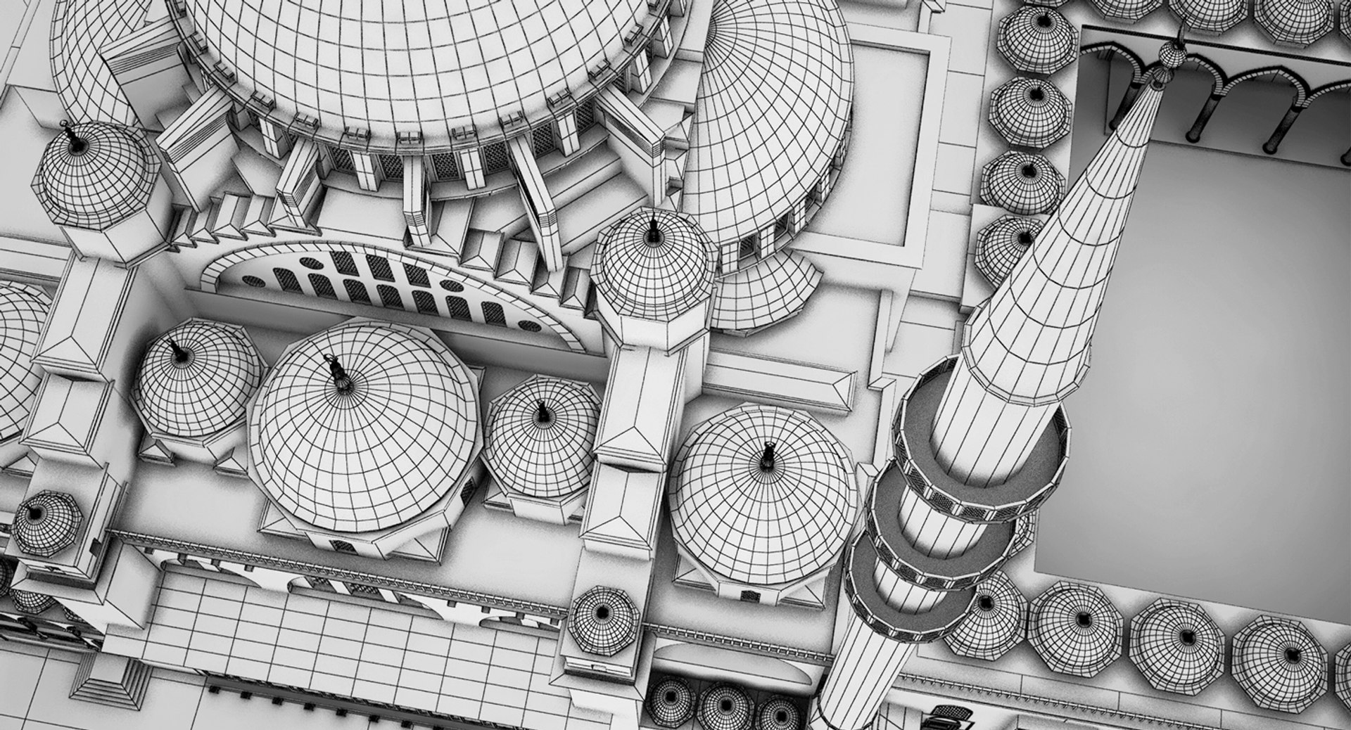 Suleymaniye Mosque 3d Model