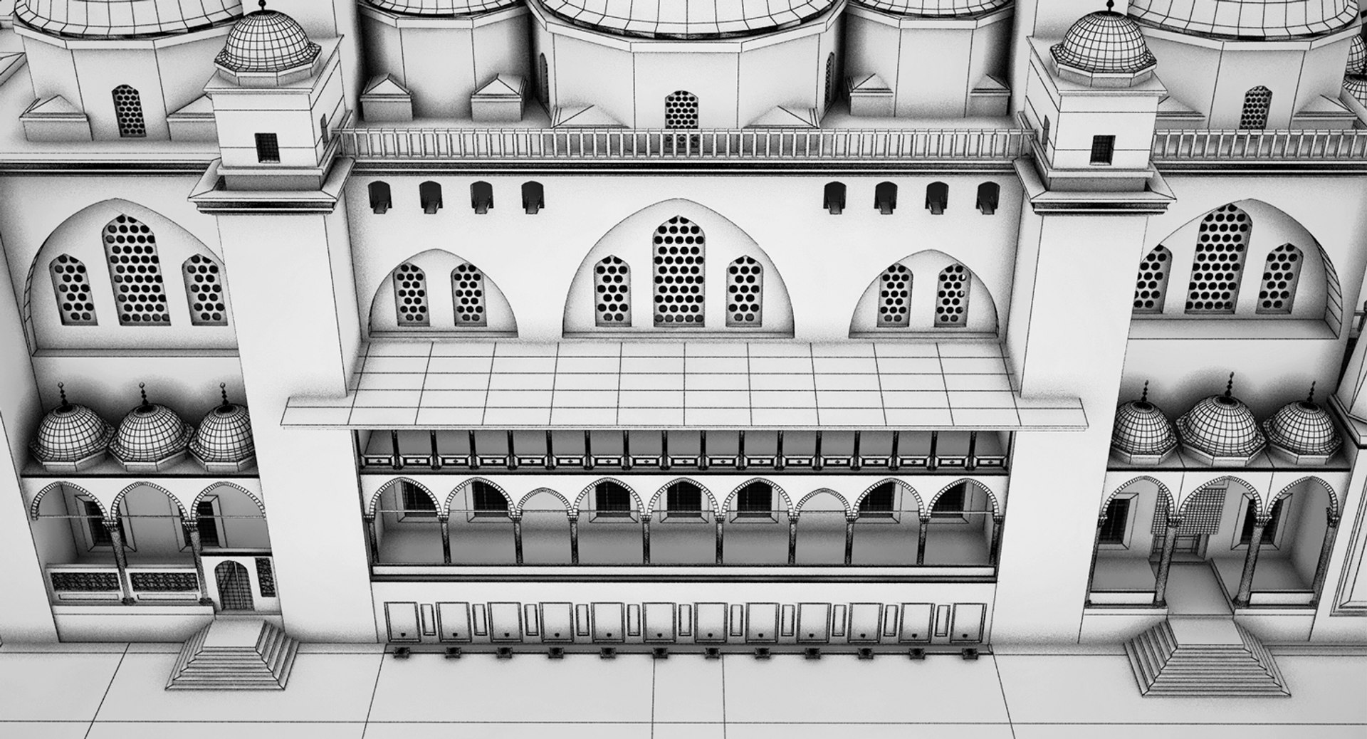 Suleymaniye Mosque 3d Model