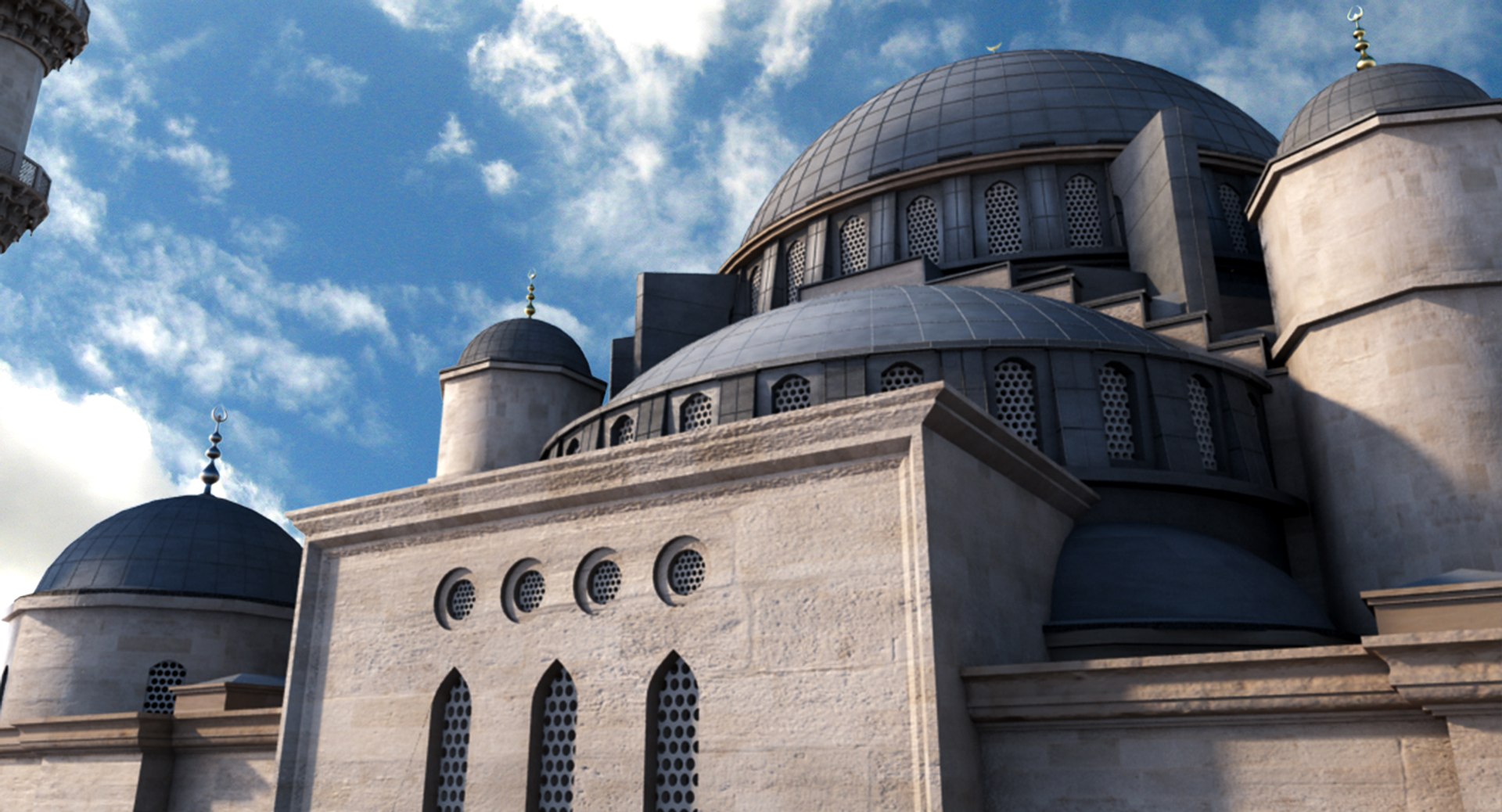 Suleymaniye Mosque 3d Model