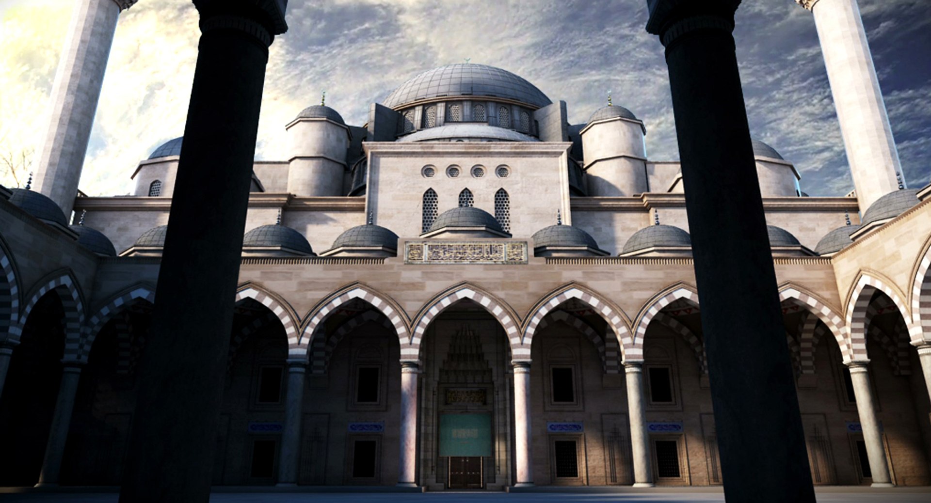Suleymaniye Mosque 3d Model