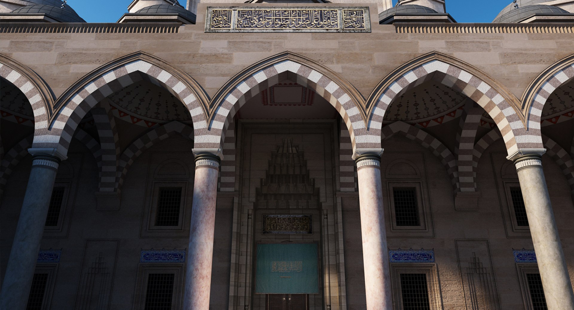 Suleymaniye Mosque 3d Model