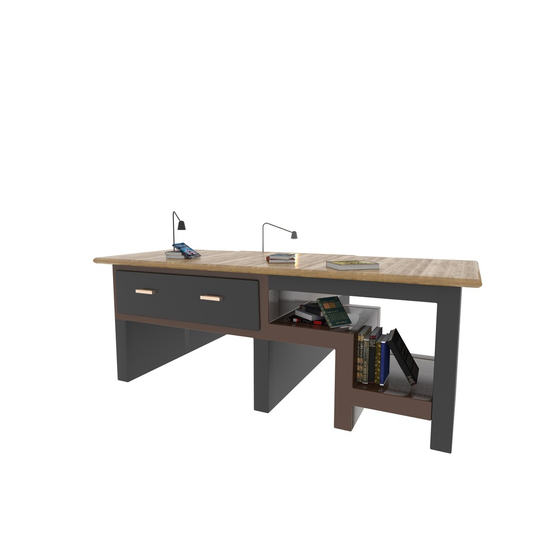Office Desk NEW 3D Model - TurboSquid 1993754