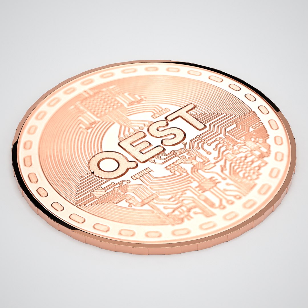 Copper Qest Coin 3D - TurboSquid 2400030