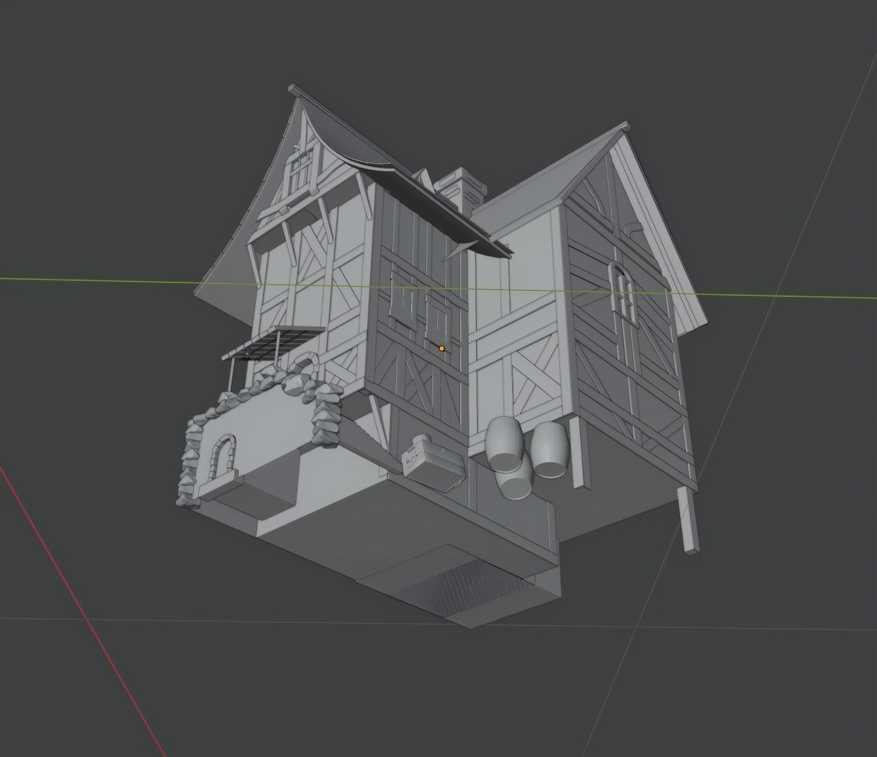 3D Medieval House - TurboSquid 2319720
