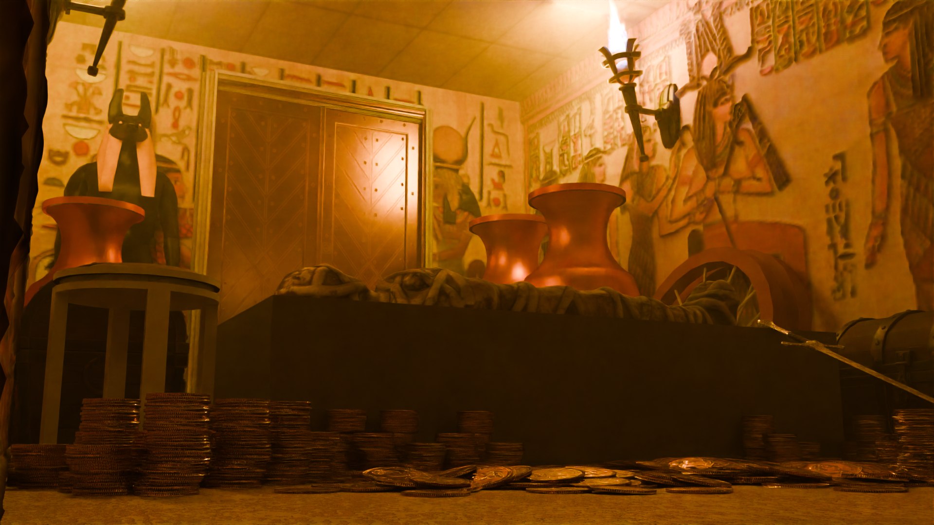 Pharaonic Tomb Model - TurboSquid 2189145