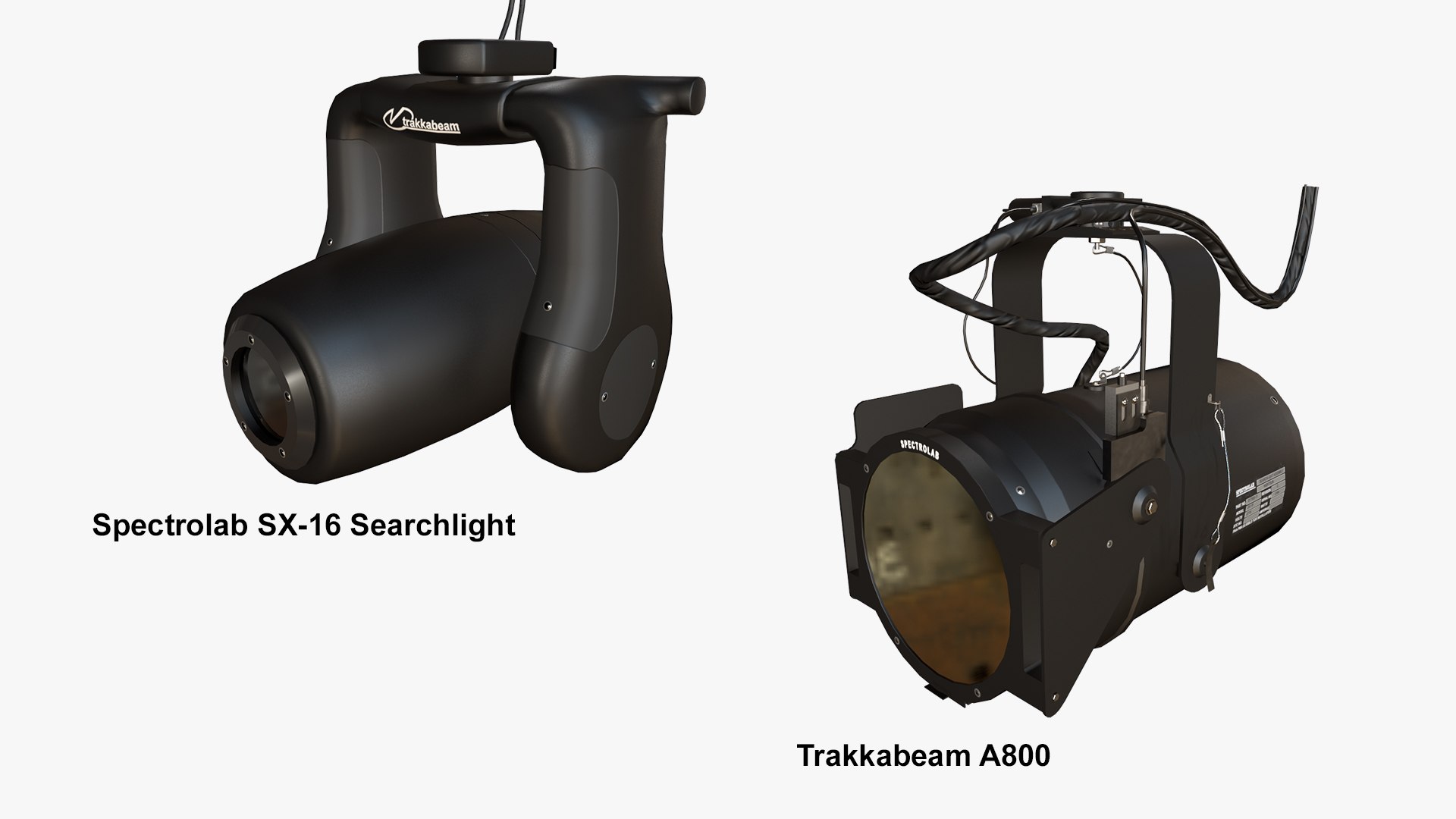 Helicopter Search Lights Collection 3D Model - TurboSquid 2397204