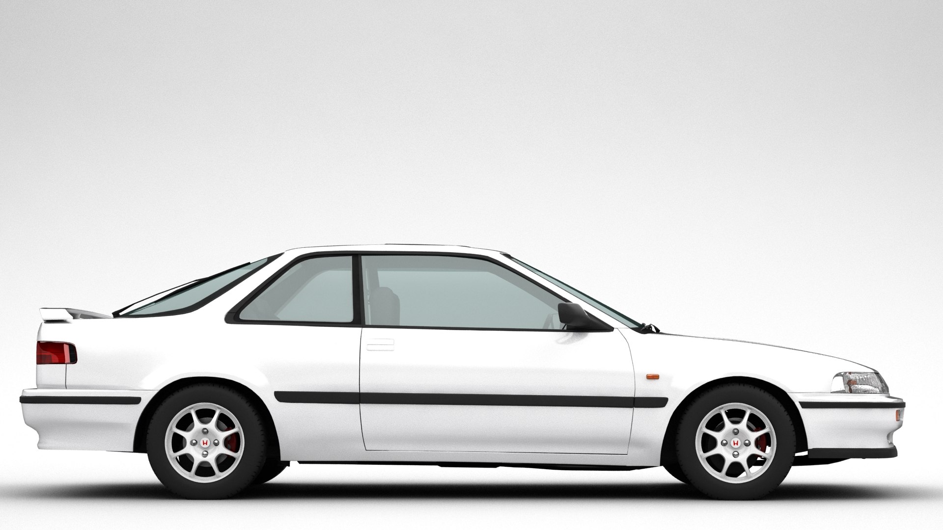 3D Honda Integra Coupe 1990 Model - TurboSquid 2084025