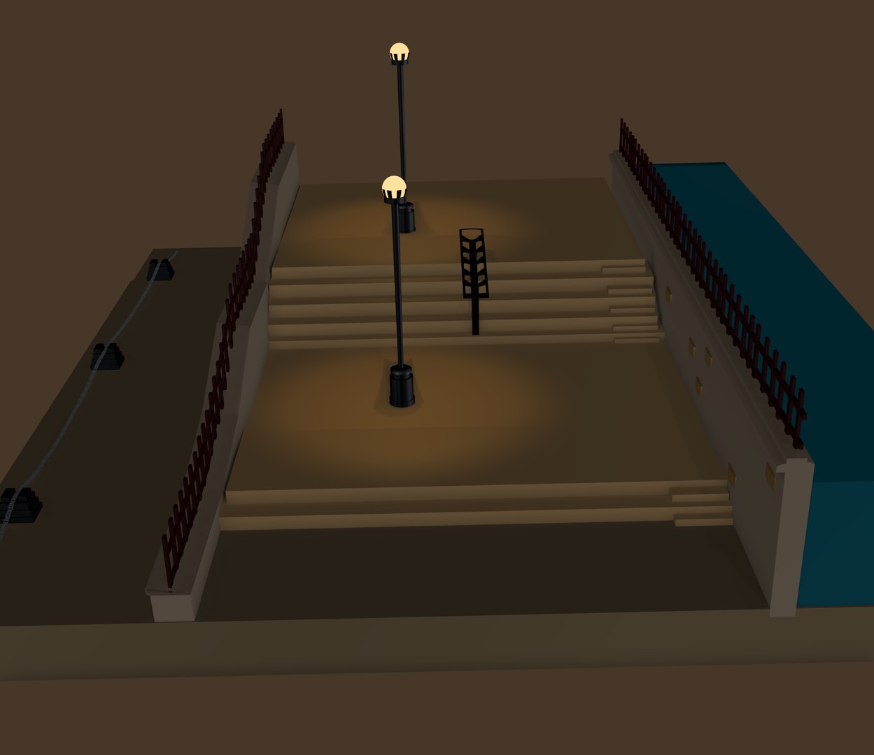 3D Stairs Blender Model - TurboSquid 1625516