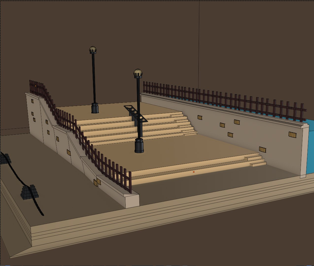 3D Stairs Blender Model - TurboSquid 1625516