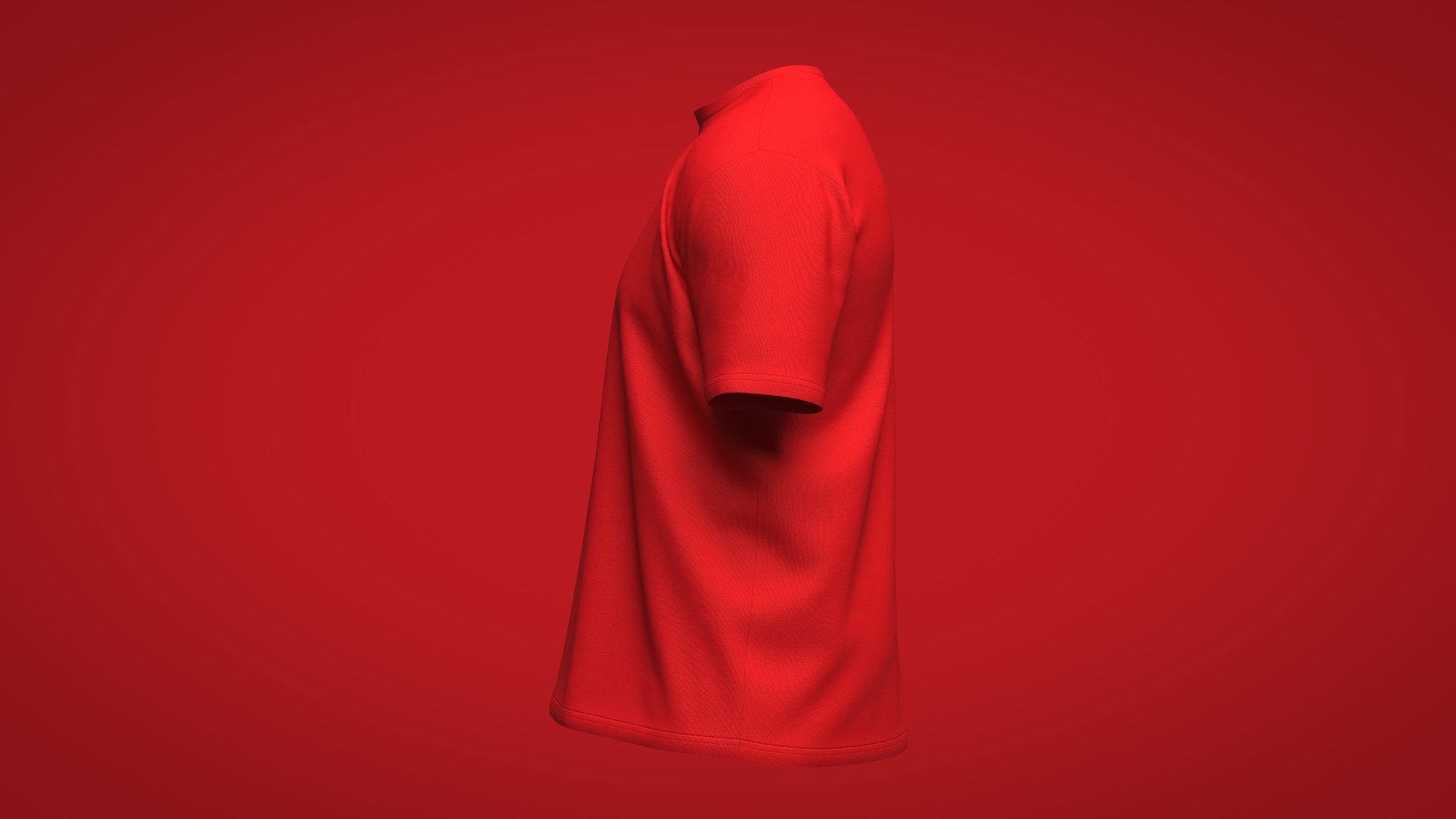 Oversized Comfort Soft Worn Tee 3D Model - TurboSquid 1958684