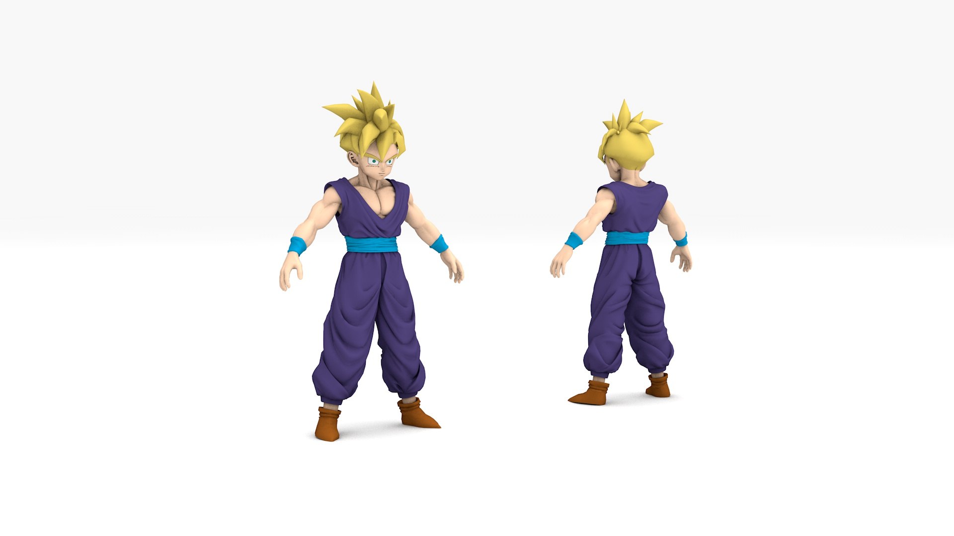 3D DBZ Character V8 Model - TurboSquid 2074068