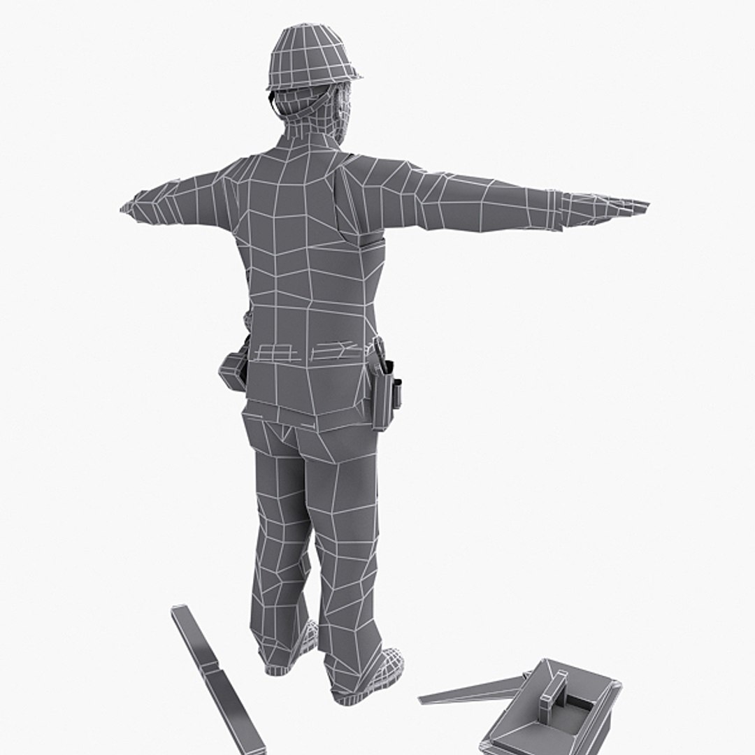 3d Model Worker Tools Ready