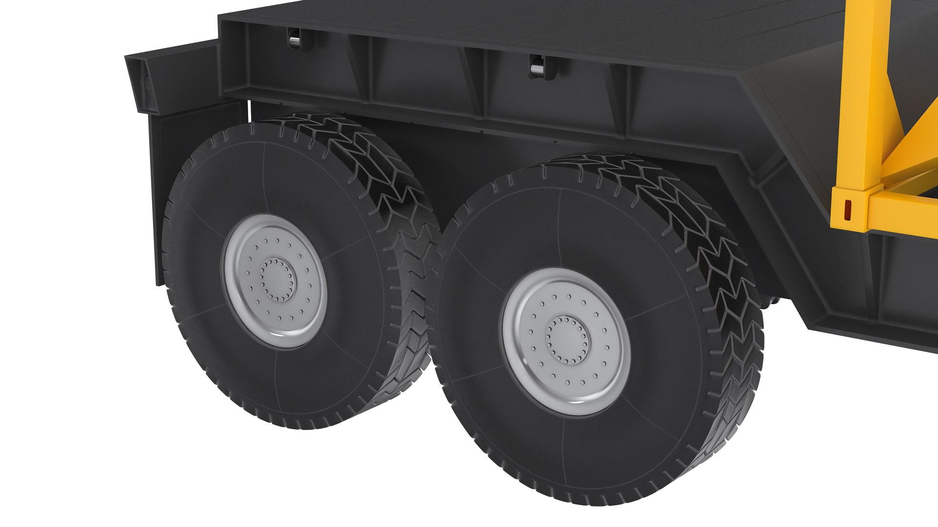 3D ISO Tank Container Chassis Truck - TurboSquid 2345306