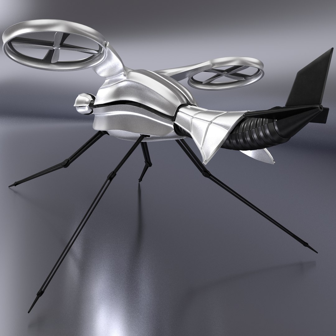 Bug Robotic Surveillance 3d Model