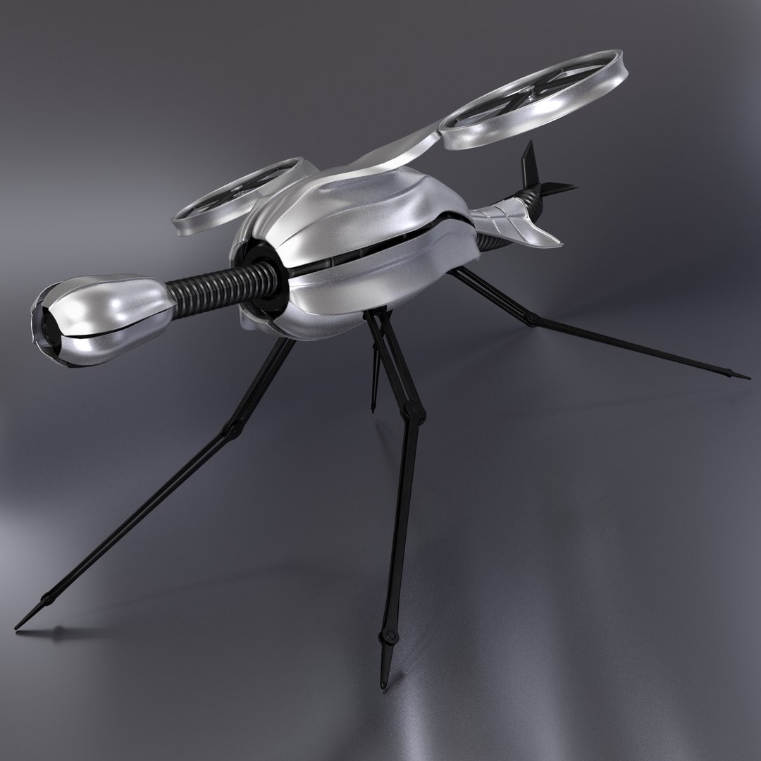 Bug Robotic Surveillance 3d Model