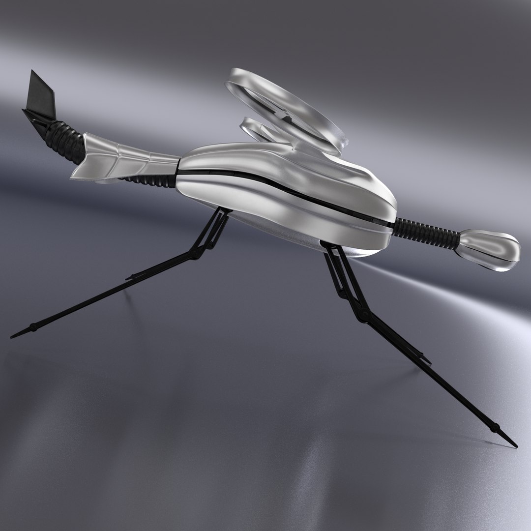 Bug Robotic Surveillance 3d Model