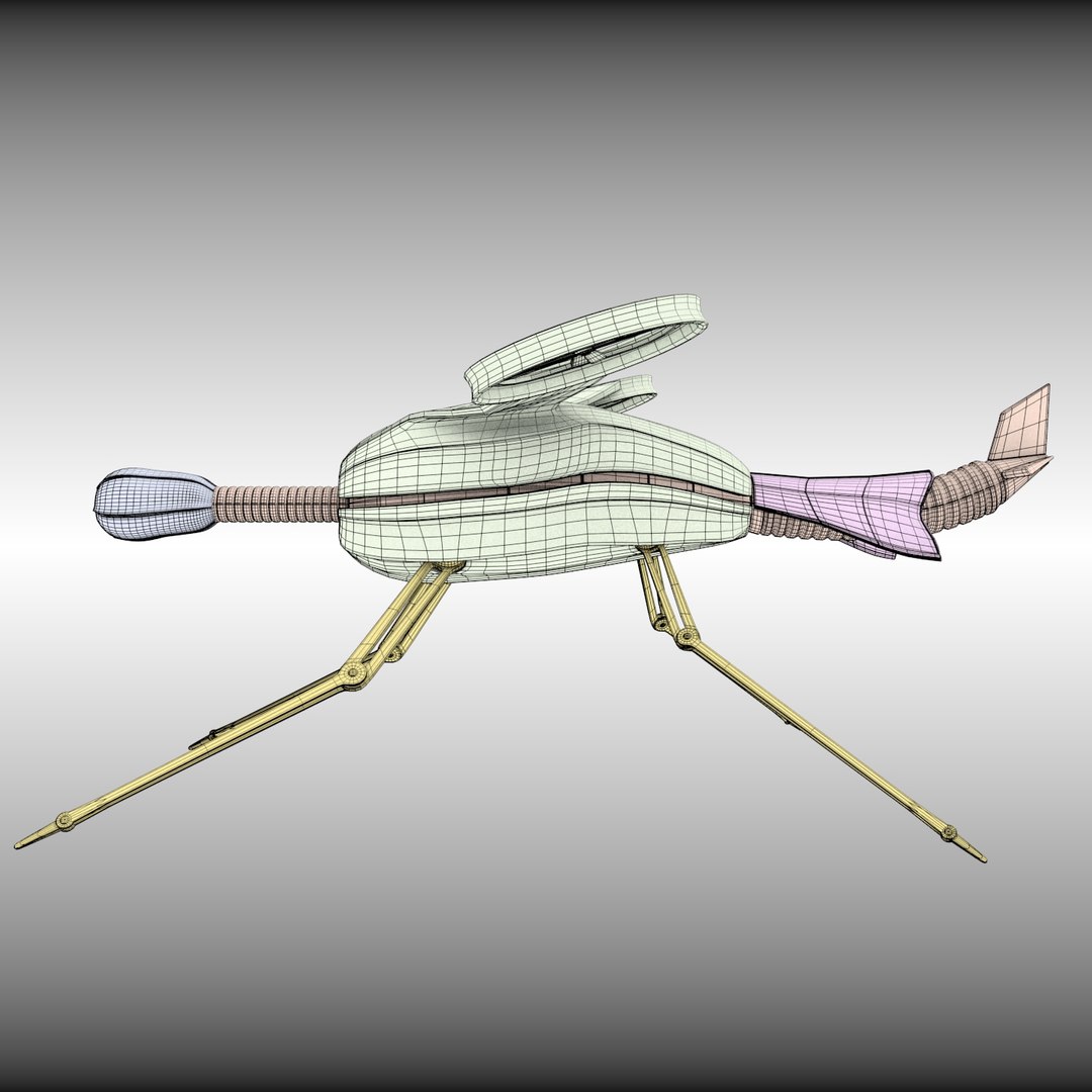 Bug Robotic Surveillance 3d Model