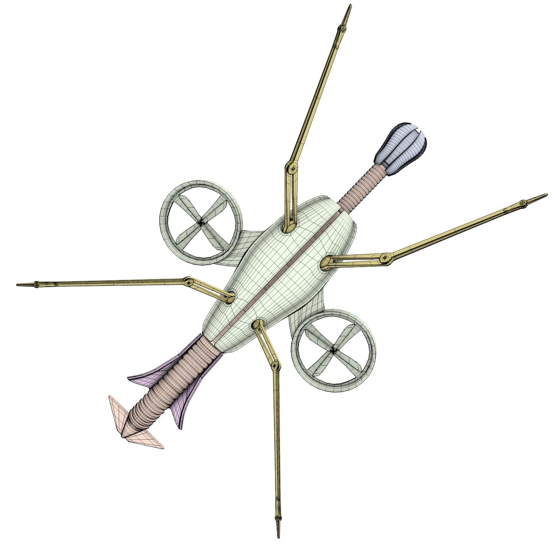 Bug Robotic Surveillance 3d Model