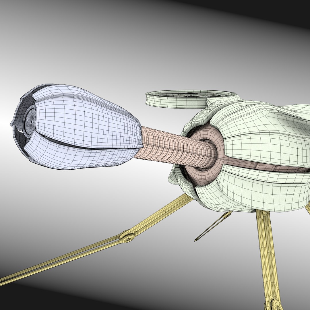 Bug Robotic Surveillance 3d Model