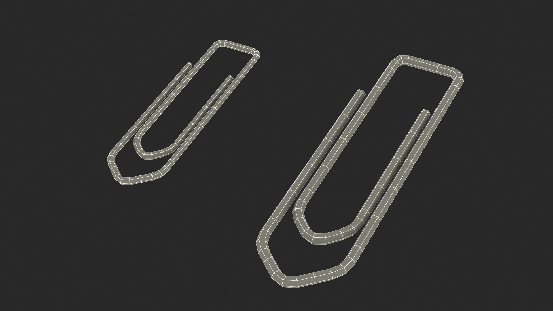 Paper Clip Boat Shape Metal 3D Model - TurboSquid 1861406